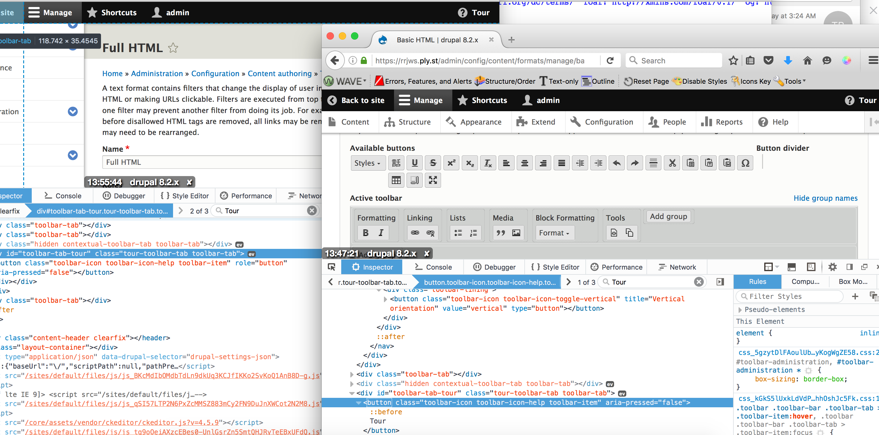 Remove Unneeded Role Button Attribute From Elements [ 2655772]